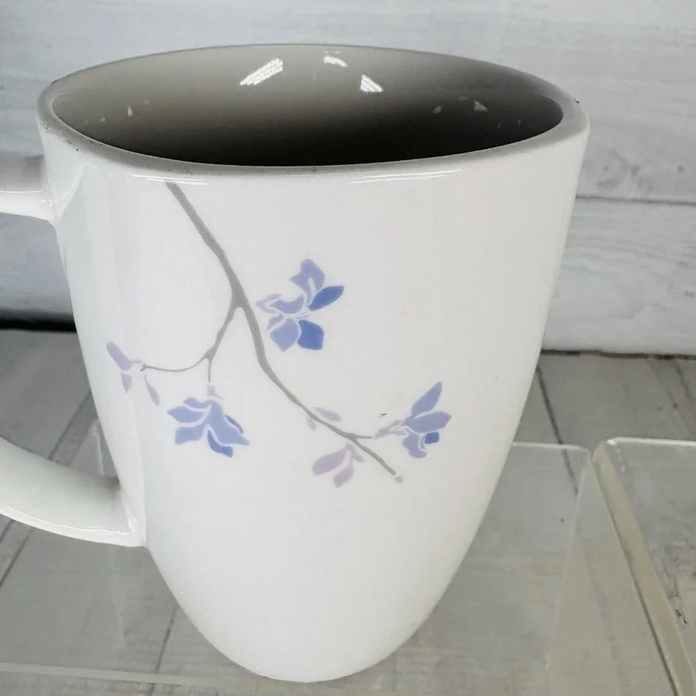 Corelle | Dining | Corelle Jacaranda Pink Purple Flowers White 2oz ...